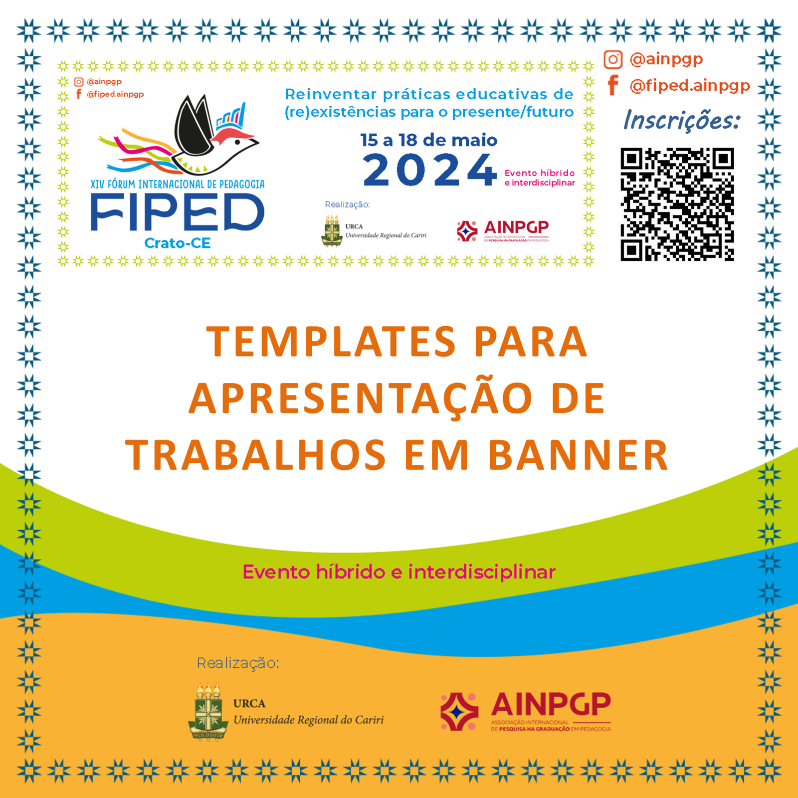 Templates para Apresentação de Trabalhos em Banners – AINPGP